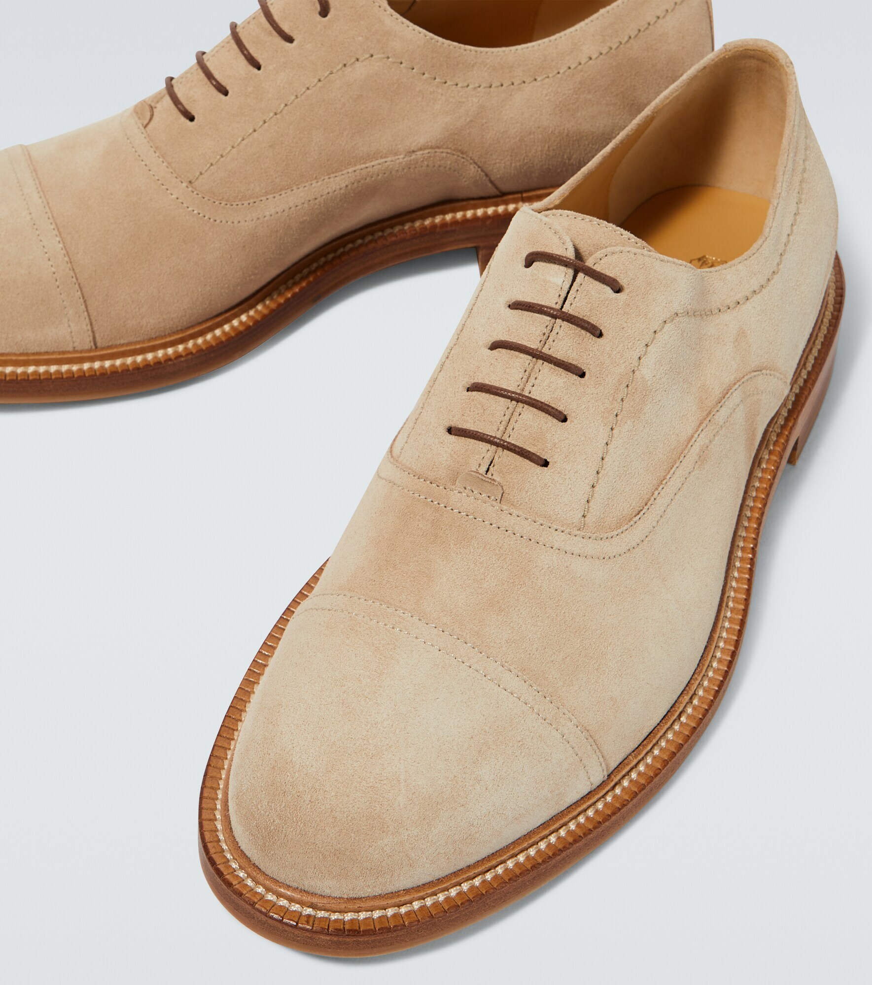 Brunello Cucinelli - Suede Derby shoes Brunello Cucinelli