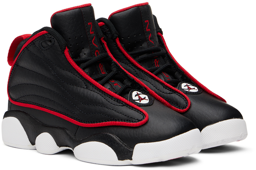 Nike Jordan Kids Black & Red Jordan Pro Strong Little Kids Sneakers ...