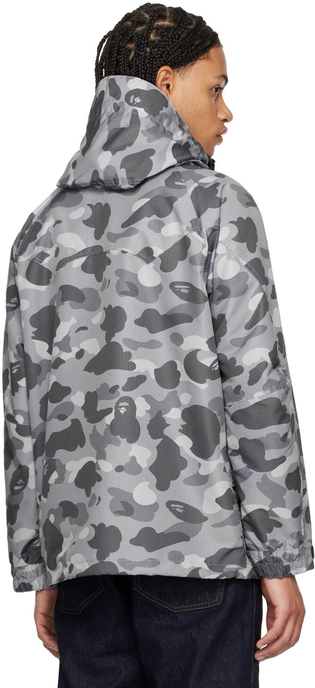 BAPE Gray Camo Jacket A Bathing Ape