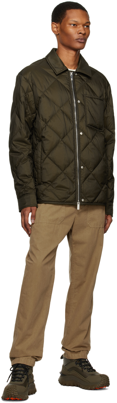 Moncler Khaki Alphard Down Jacket Moncler