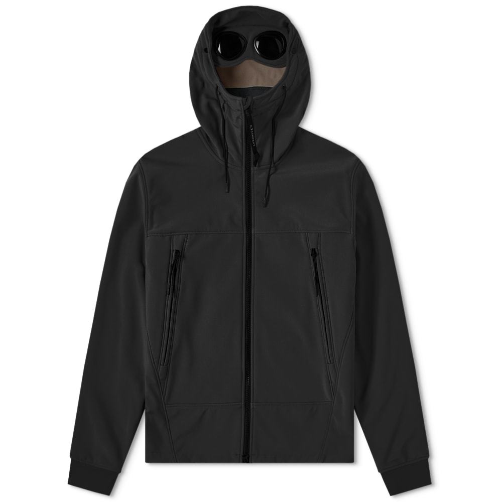 C.P. Company Soft Shell Goggle Jacket Black C.P. Company