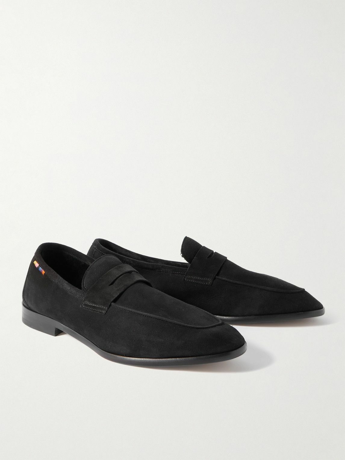 Paul Smith - Livino Shearling-Lined Suede Loafers - Black Paul Smith
