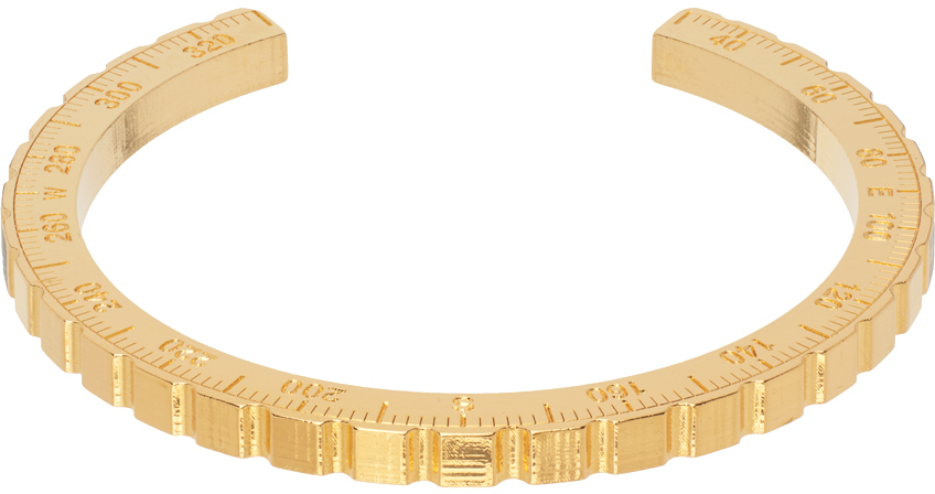 IN GOLD WE TRUST PARIS Gold Compass Bracelet IN GOLD WE TRUST PARIS