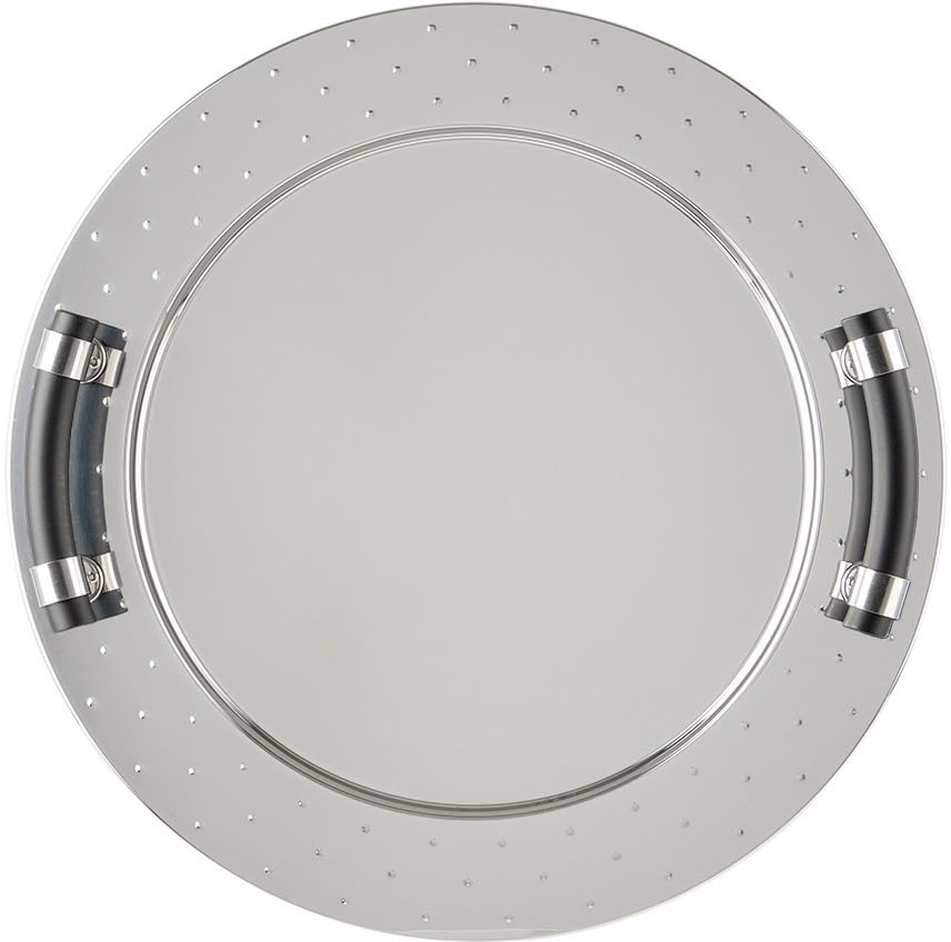 Alessi Silver Round Tray Alessi