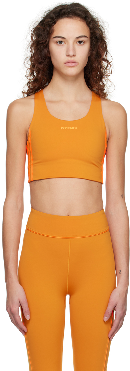 adidas x IVY PARK Orange Lace-Up Sport Bra adidas x IVY PARK