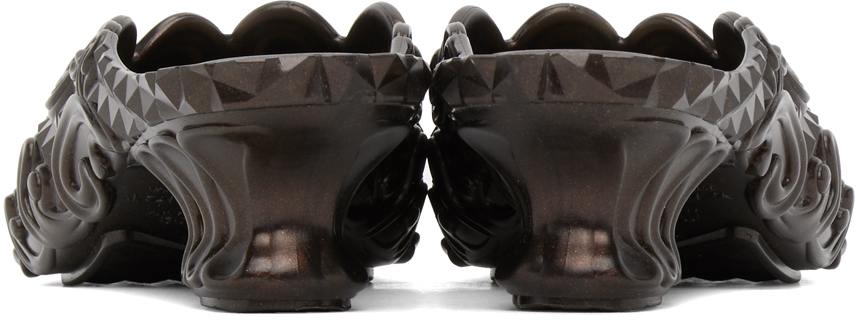 Y/Project Bronze Melissa Edition Jelly Point Mules Y/Project