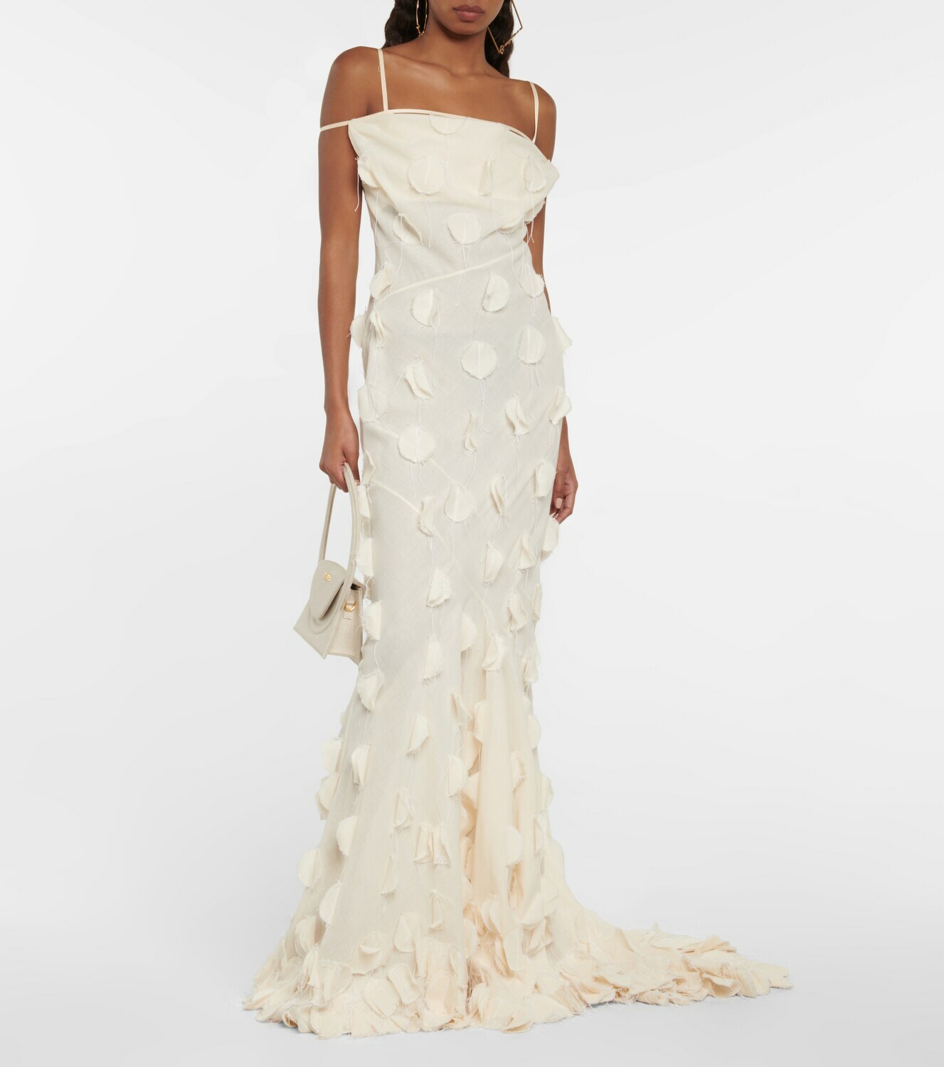 Jacquemus - La Robe Draggiu appliquéd cotton gown Jacquemus