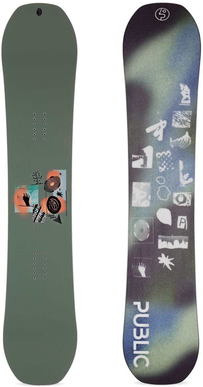PUBLIC Snowboards Gray Darrell Mathes Public Display Snowboard, 150