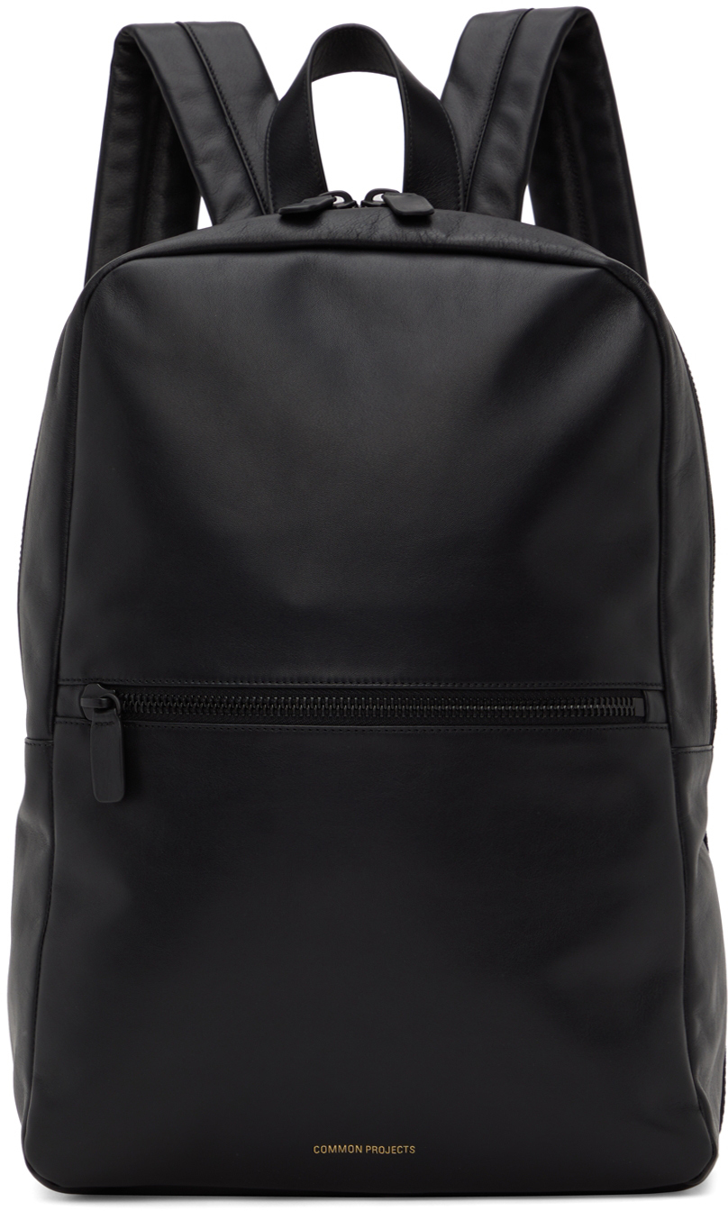Common Projects Black Simple Backpack Common Projects
