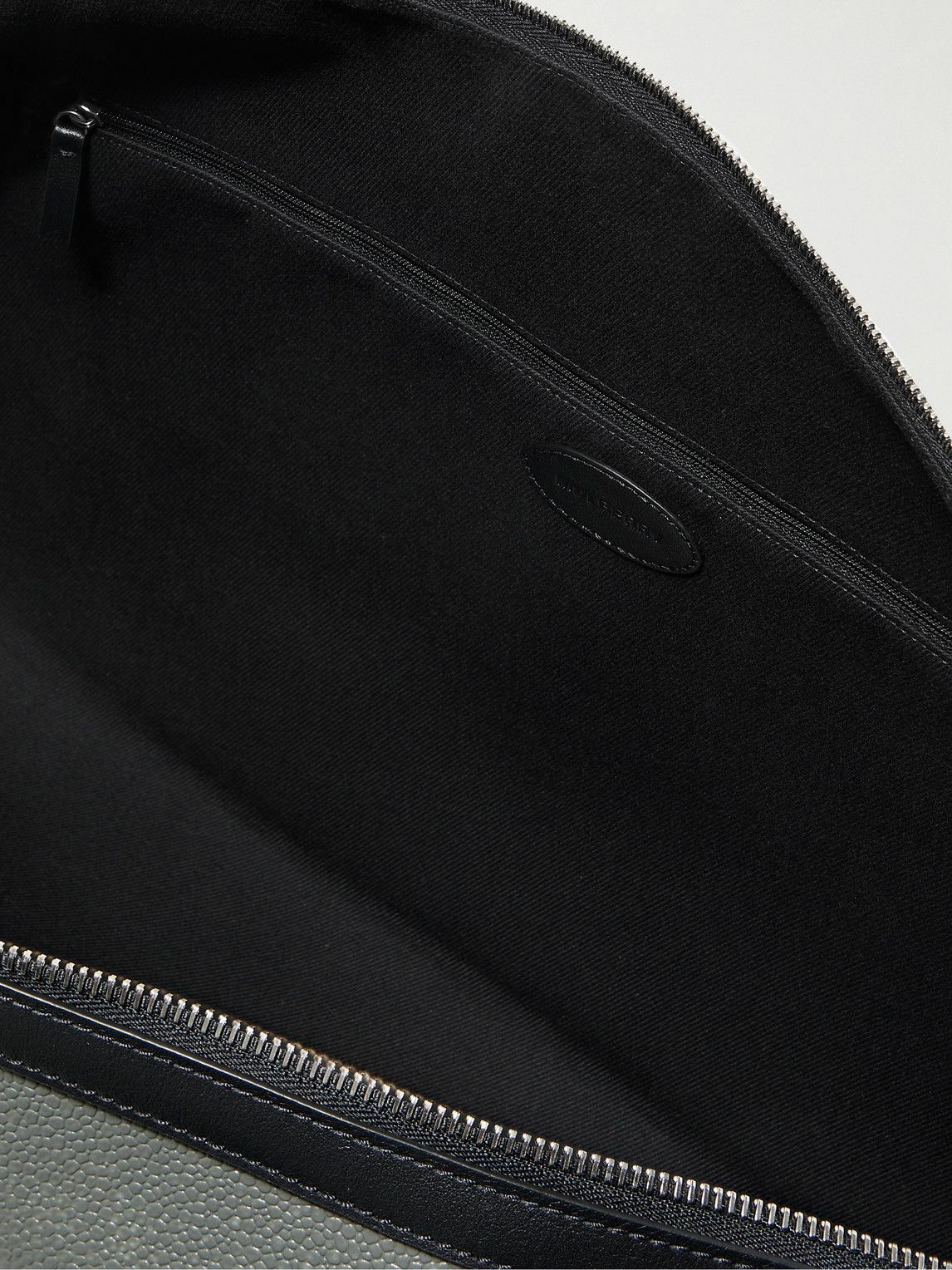 Mulberry - Medium Clipper Eco Scotchgrain, Canvas and Leather Weekend ...