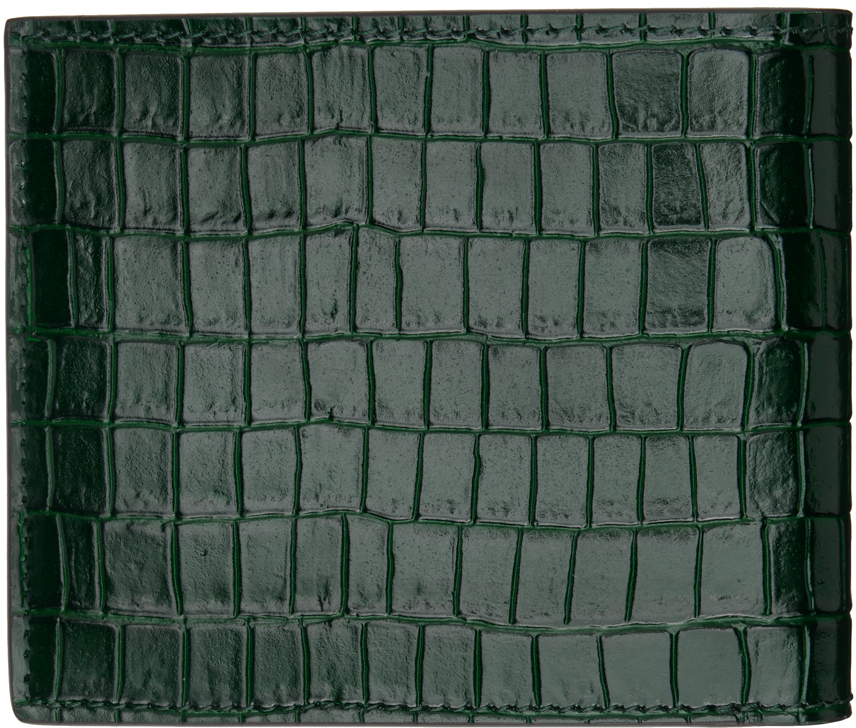 TOM FORD Green Alligator Classic Wallet TOM FORD