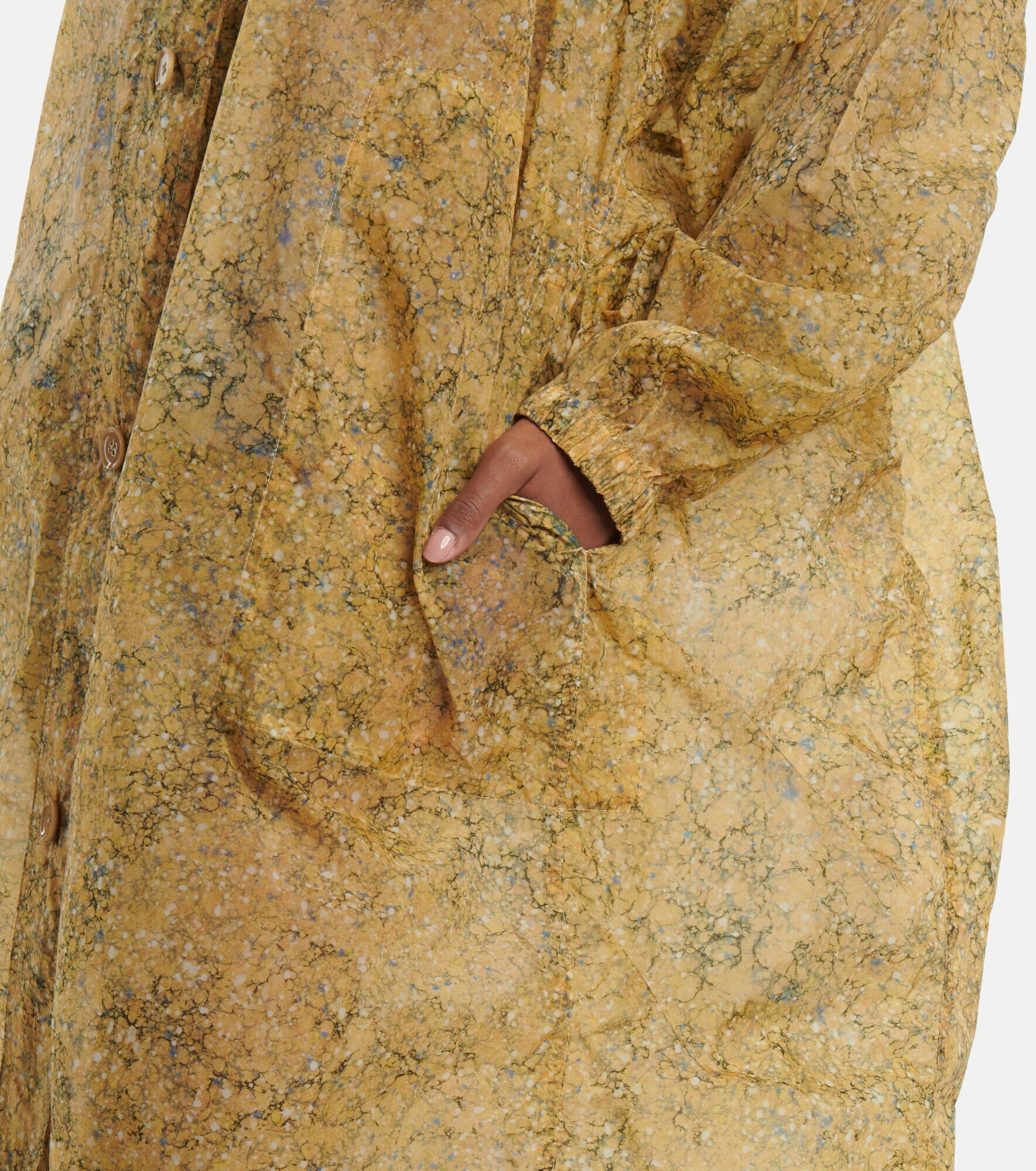 Lemaire - Printed nylon raincoat Lemaire