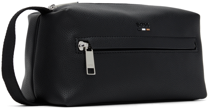 BOSS Black Faux-Leather Pouch BOSS