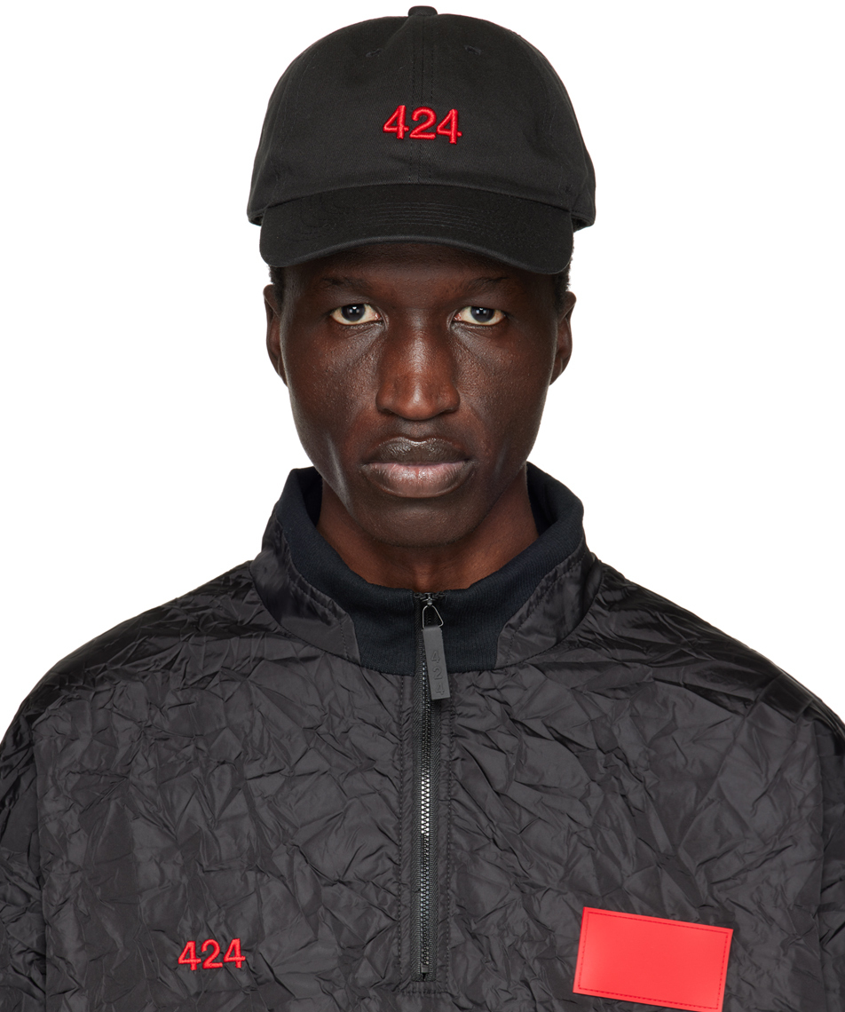 424 Black '424' Cap 424