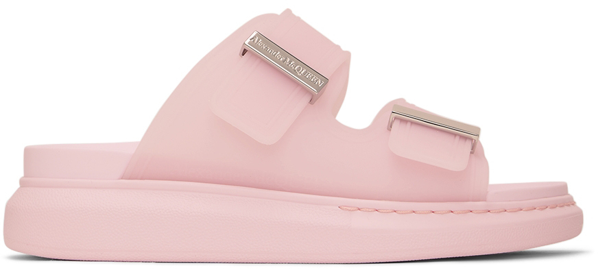 Alexander McQueen Pink Hybrid Slides Alexander McQueen