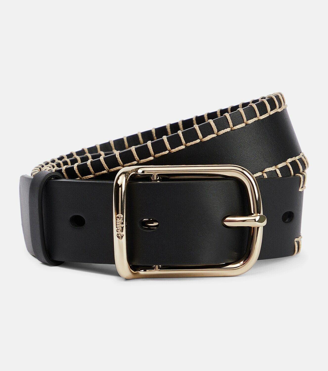 Chloe - Louela reversible leather waist belt Chloe