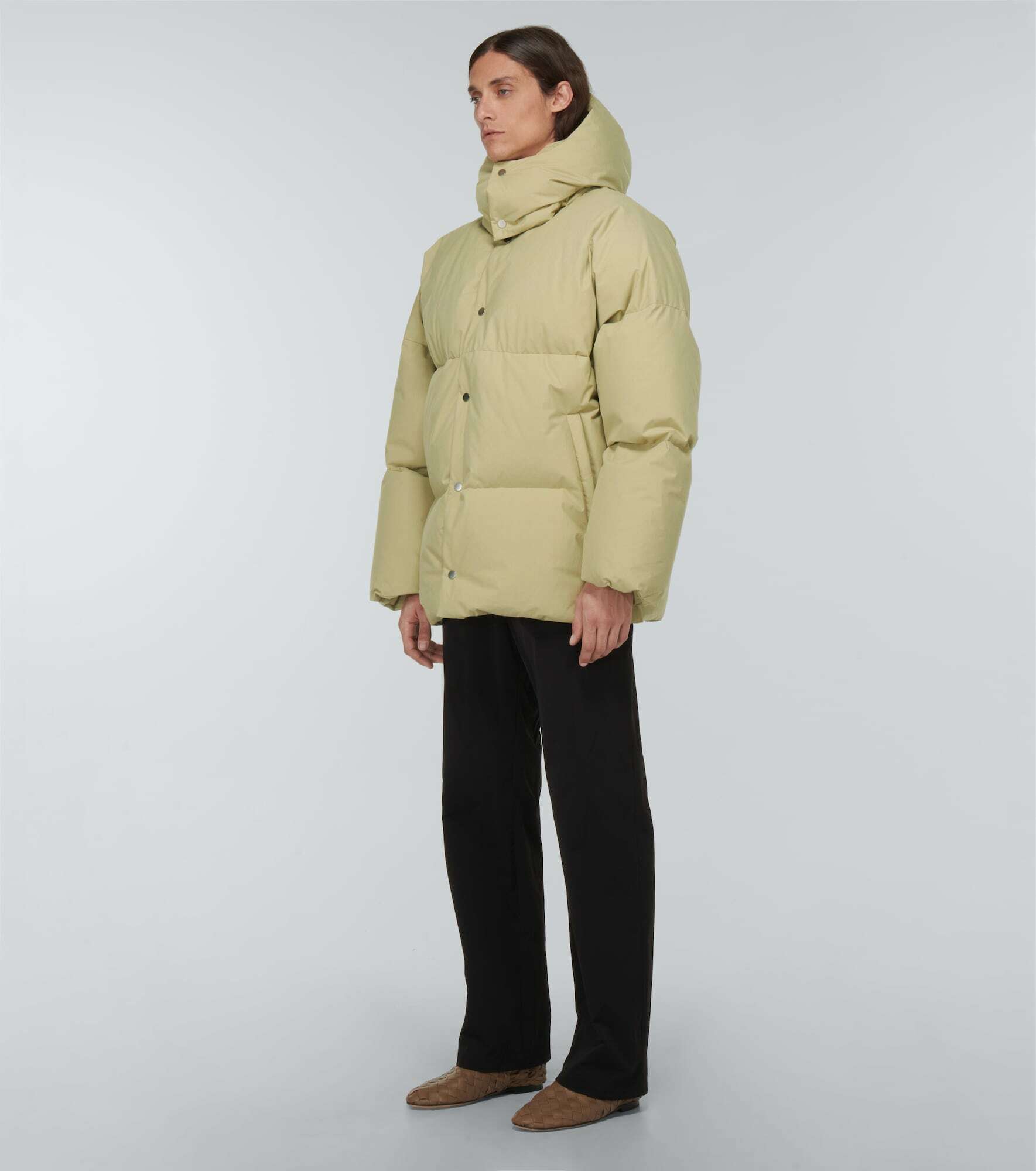 Bottega Veneta - Frosted poplin puffer jacket Bottega Veneta