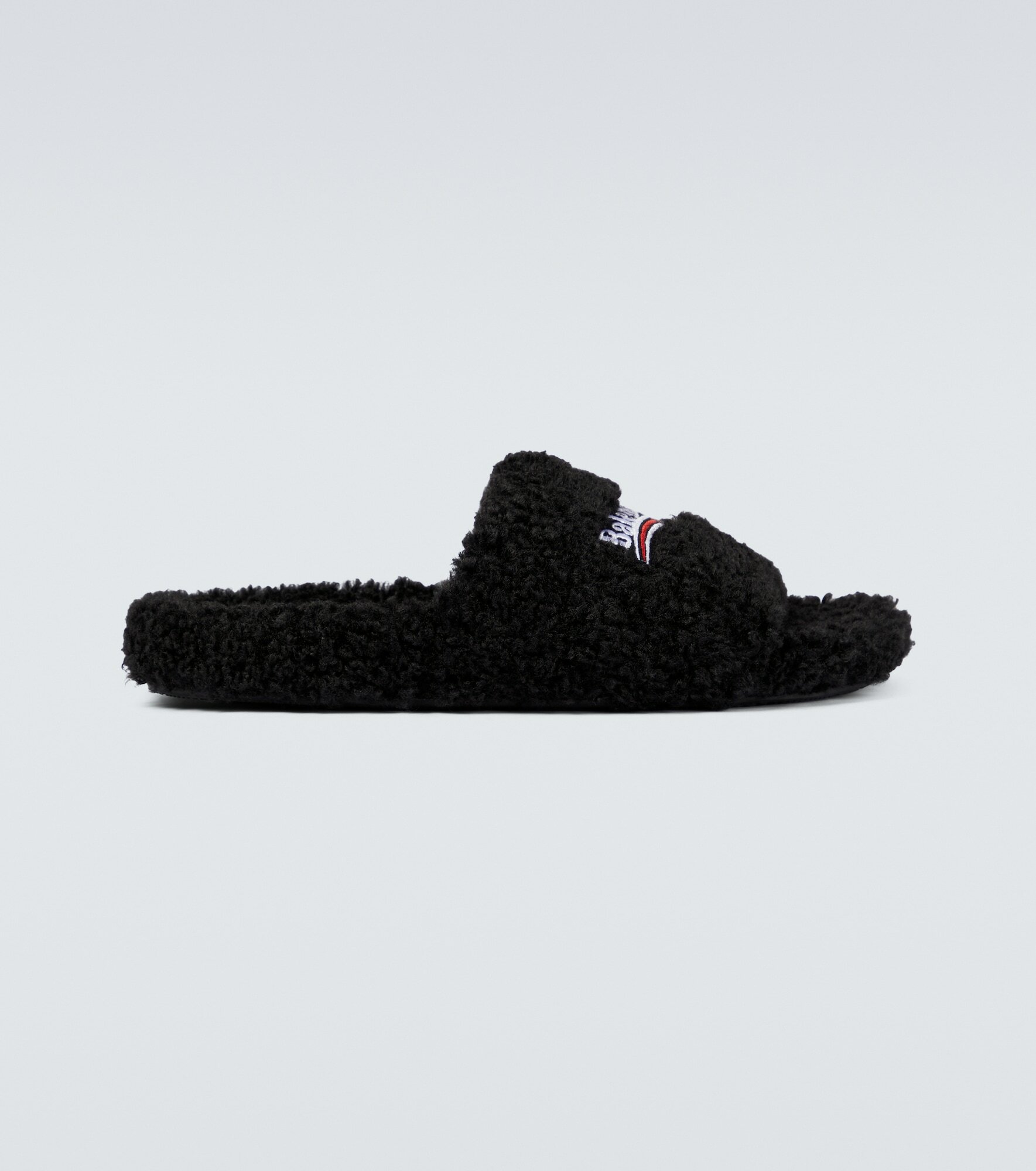 Balenciaga - Political Campaign Furry slides Balenciaga