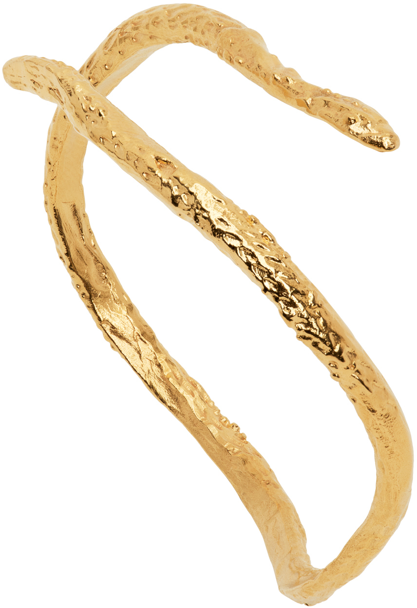 Alighieri Gold 'The Medusa' Cuff Bracelet Alighieri