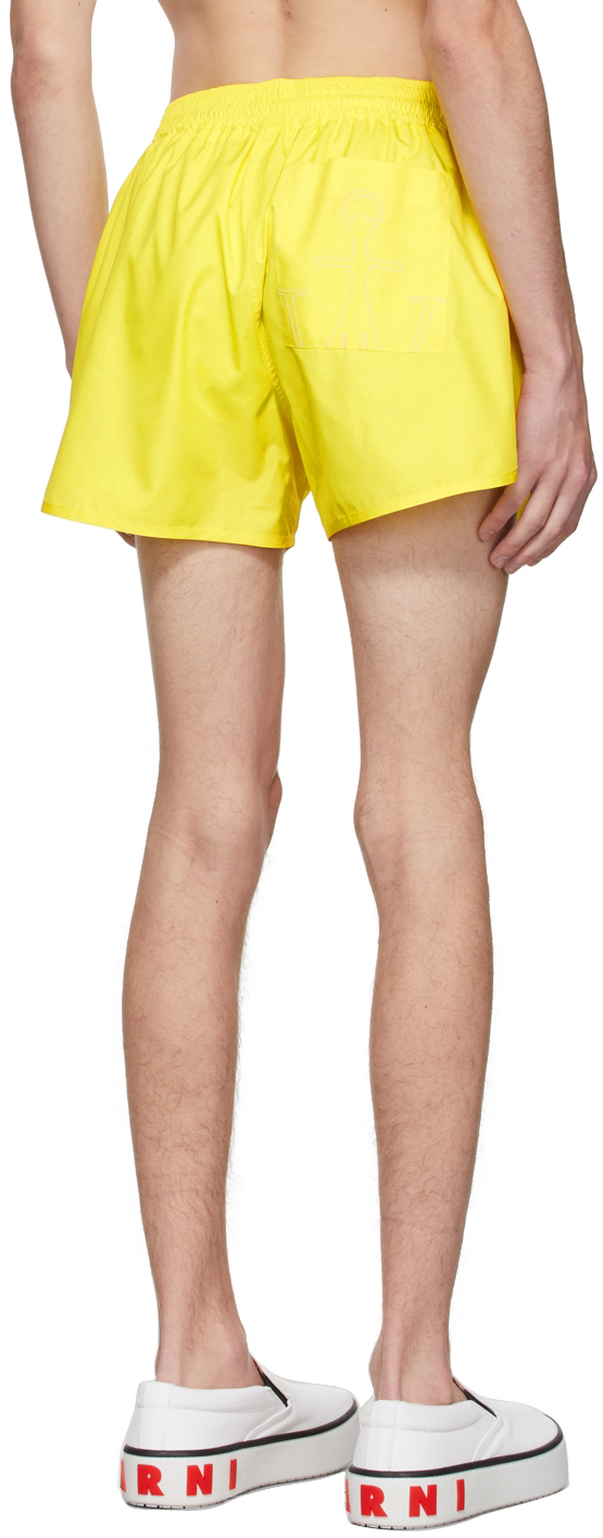 JW Anderson Yellow Running Shorts JW Anderson