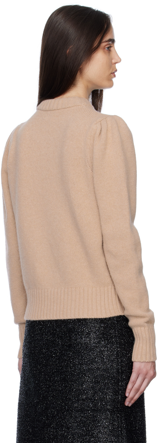 GANNI Brown Intarsia Sweater GANNI