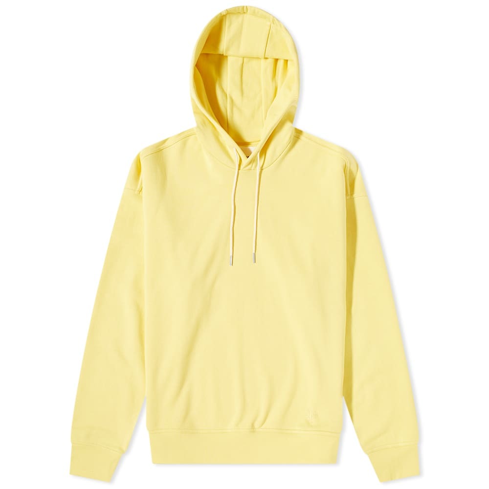 Jil Sander Men's Popover Hoody in Bright Yellow Jil Sander