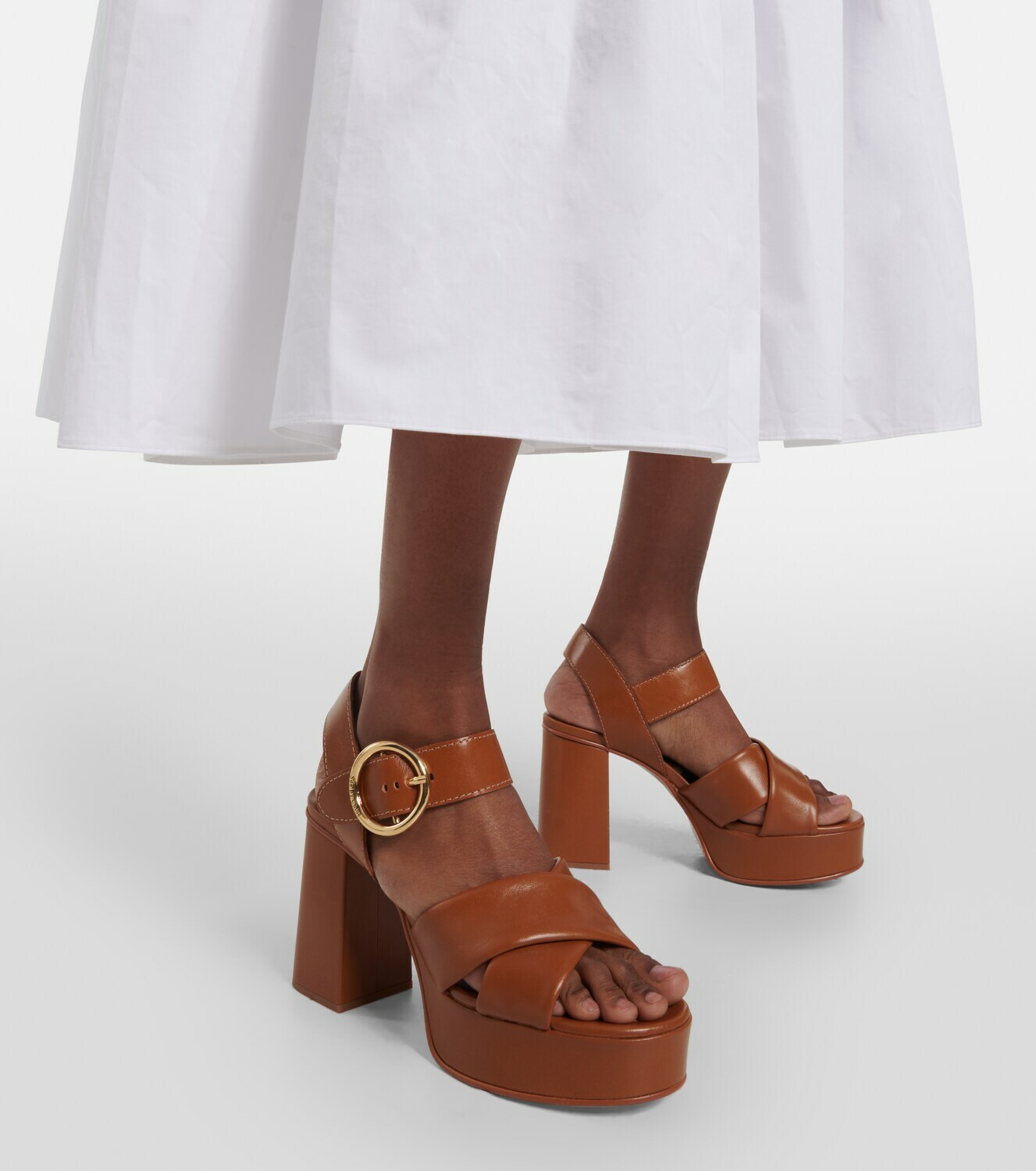 See By Chloe - Lyna leather platform sandals See by Chloe