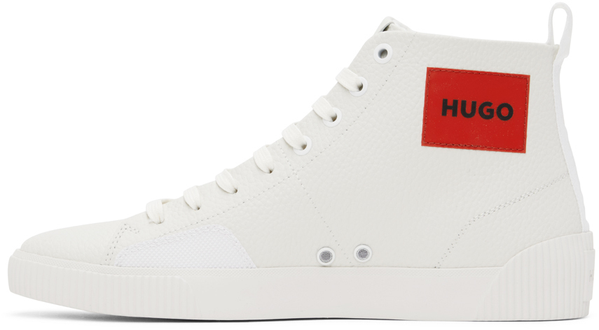 Hugo White Zero Hito High-Top Sneakers Hugo Boss