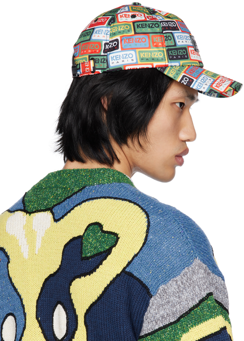 Kenzo Multicolor Kenzo Labels Cap Kenzo