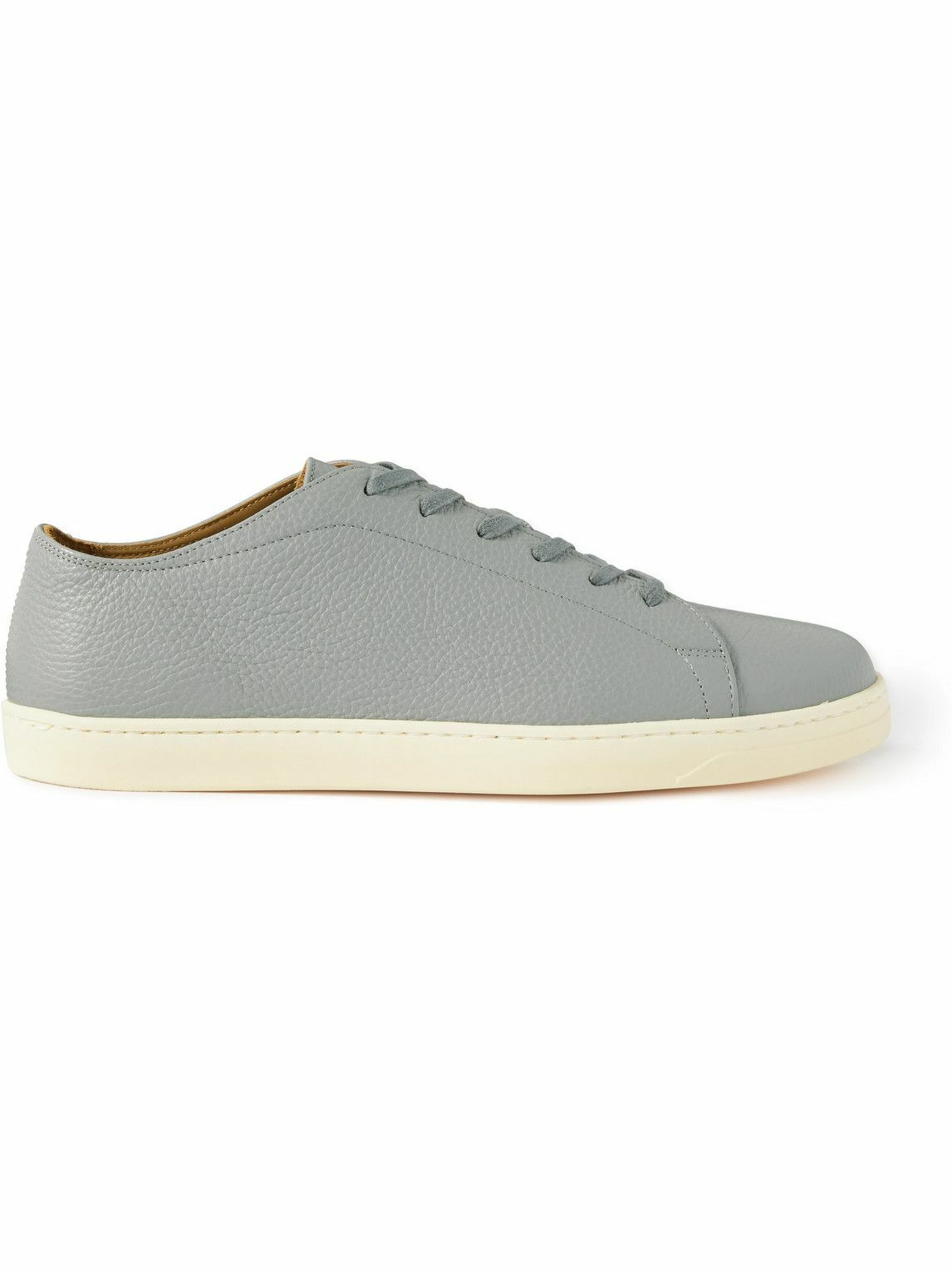 George Cleverley - Full-Grain Leather Sneakers - Gray George Cleverley