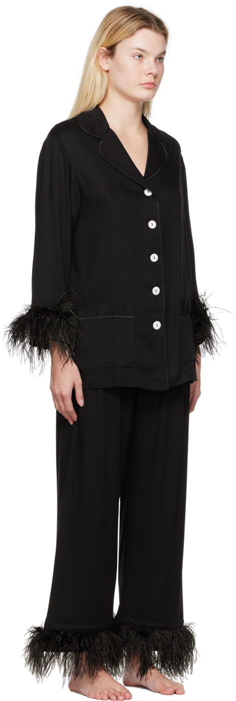 Sleeper Black Party Pyjama Set Sleeper