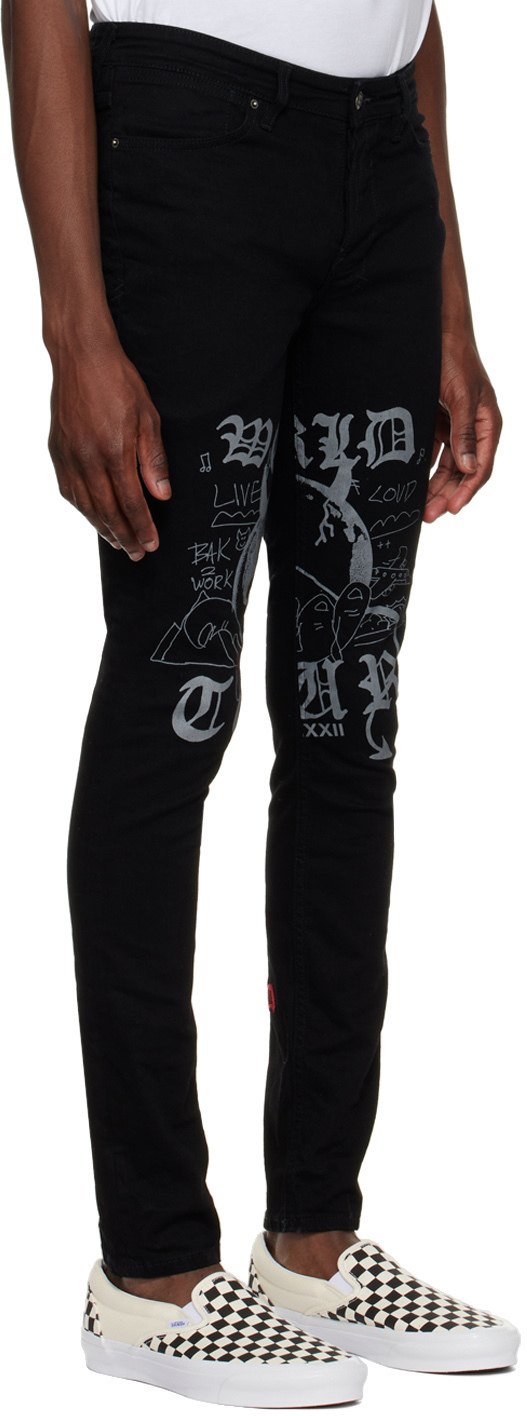 Ksubi Black Van Winkle Devil Jeans Ksubi