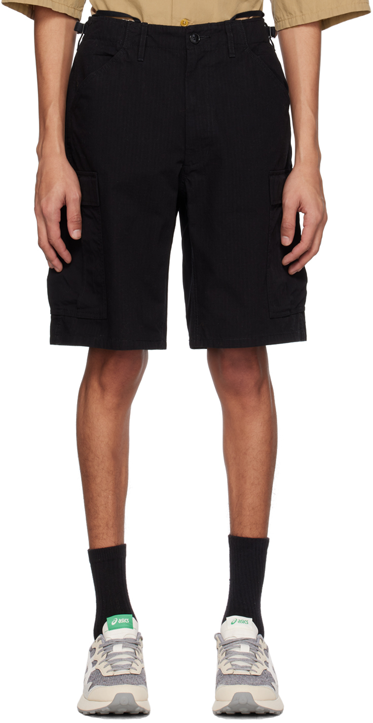 Nanamica Black Four-Pocket Shorts Nanamica