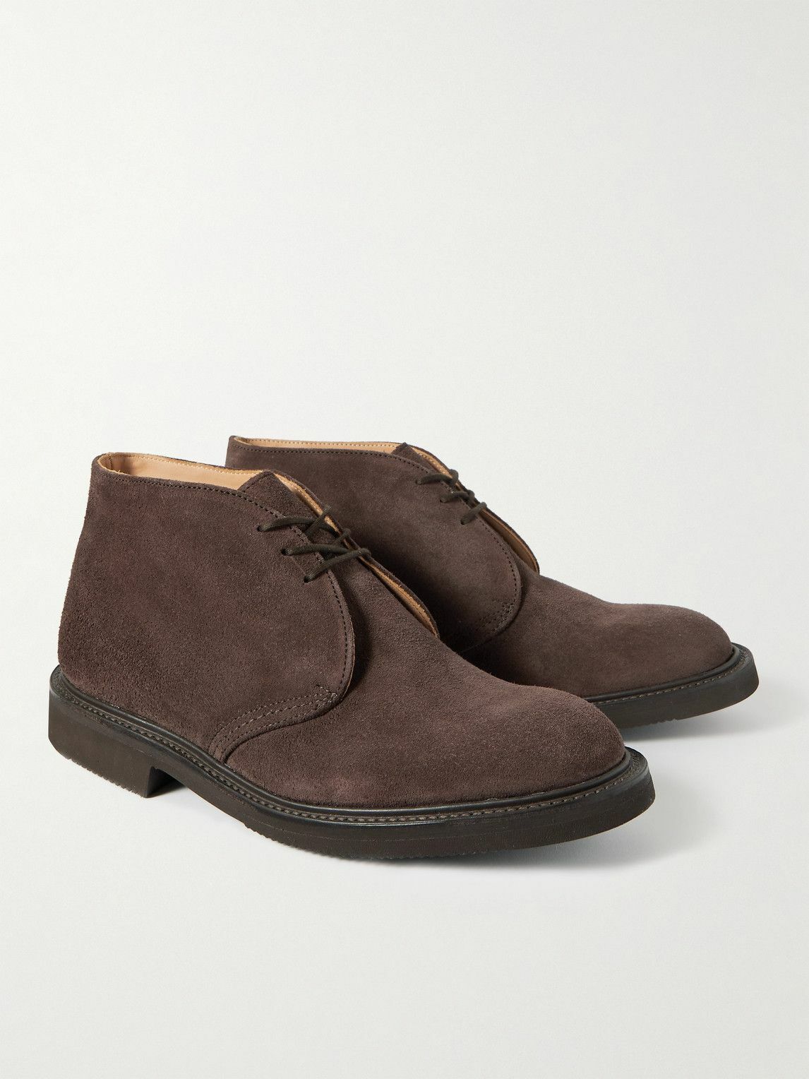 Tricker's - Aldo Repello Suede Chukka Boots - Brown Tricker's