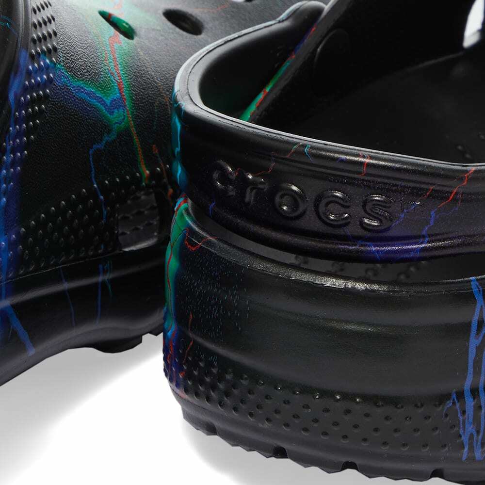 Crocs Classic Out of this World Clog in Black/Lightning Bolts Crocs