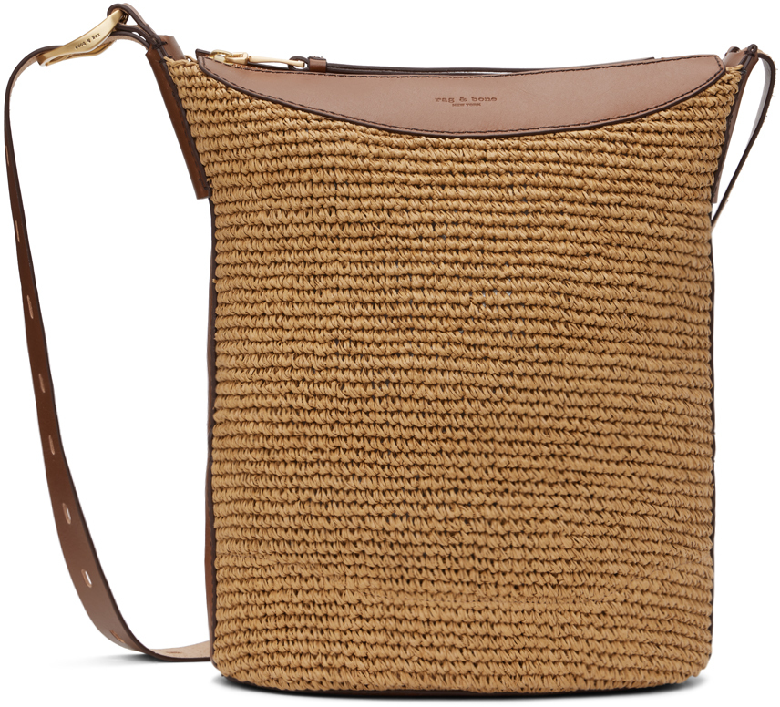 rag & bone Tan & Brown Belize Bucket Bag Rag and Bone