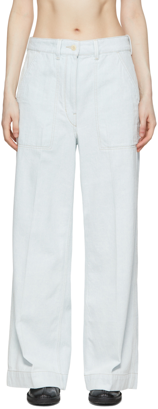 Lemaire Blue Loose Jeans Lemaire