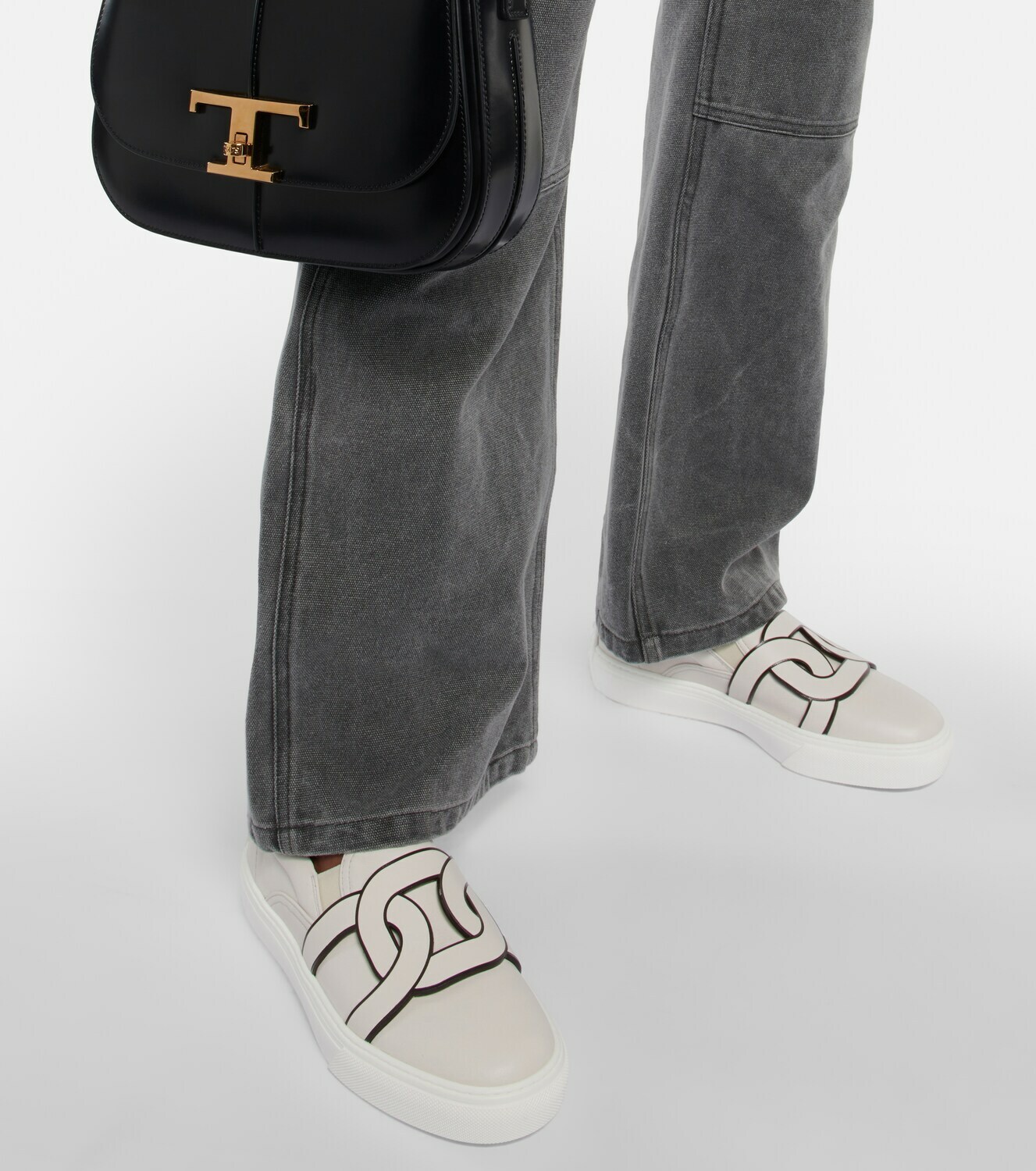 Tod's - Kate leather slip-on sneakers Tod's