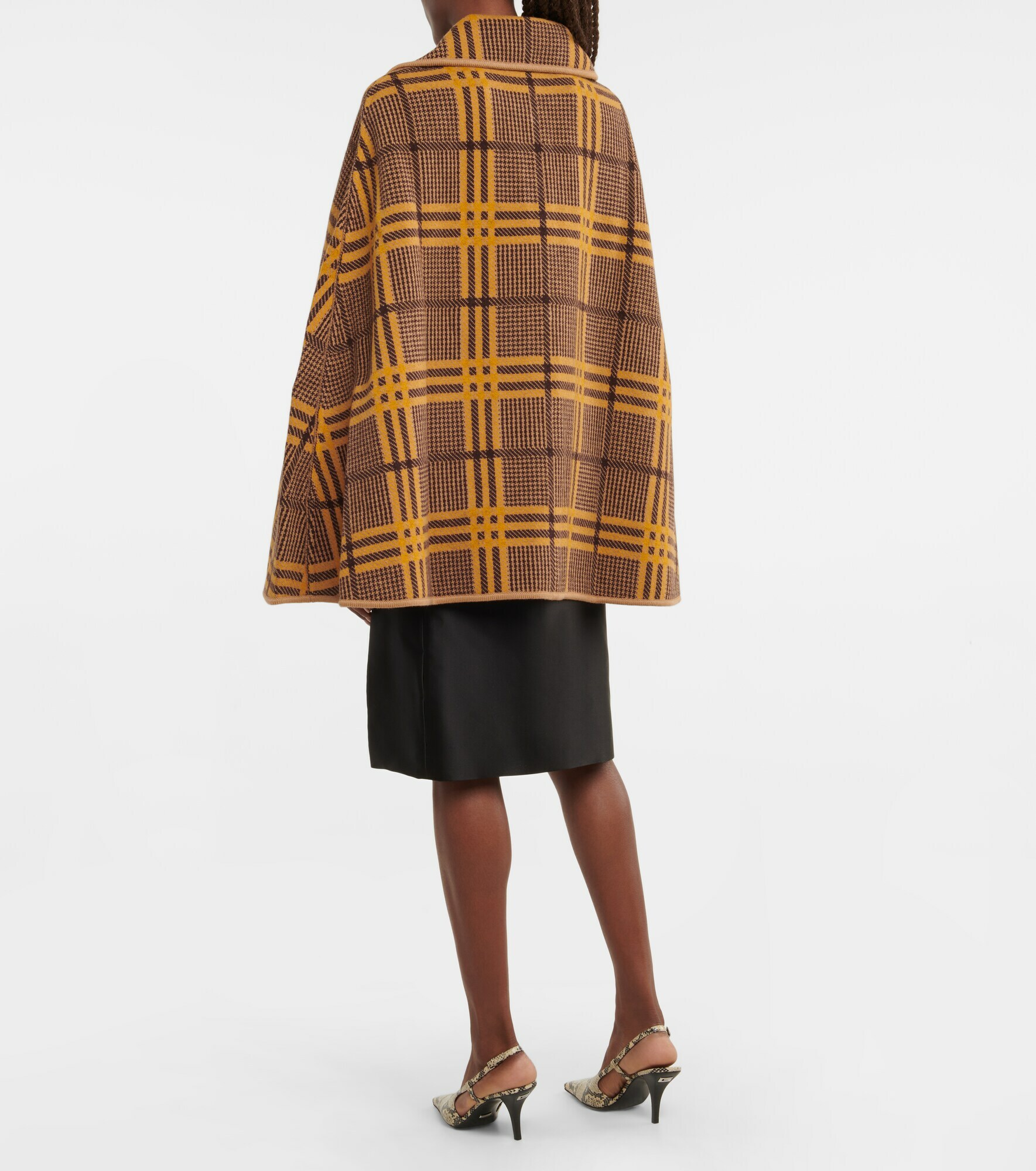 Gucci - Reversible wool-blend cape Gucci