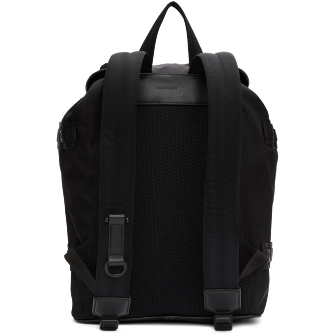 Neil Barrett Black Military-Style Slime Backpack Neil Barrett