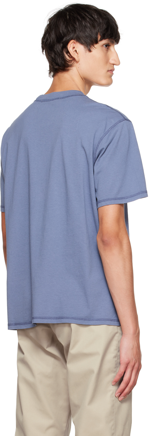 AFFXWRKS Blue Overlock Stitch T-Shirt AFFXWRKS