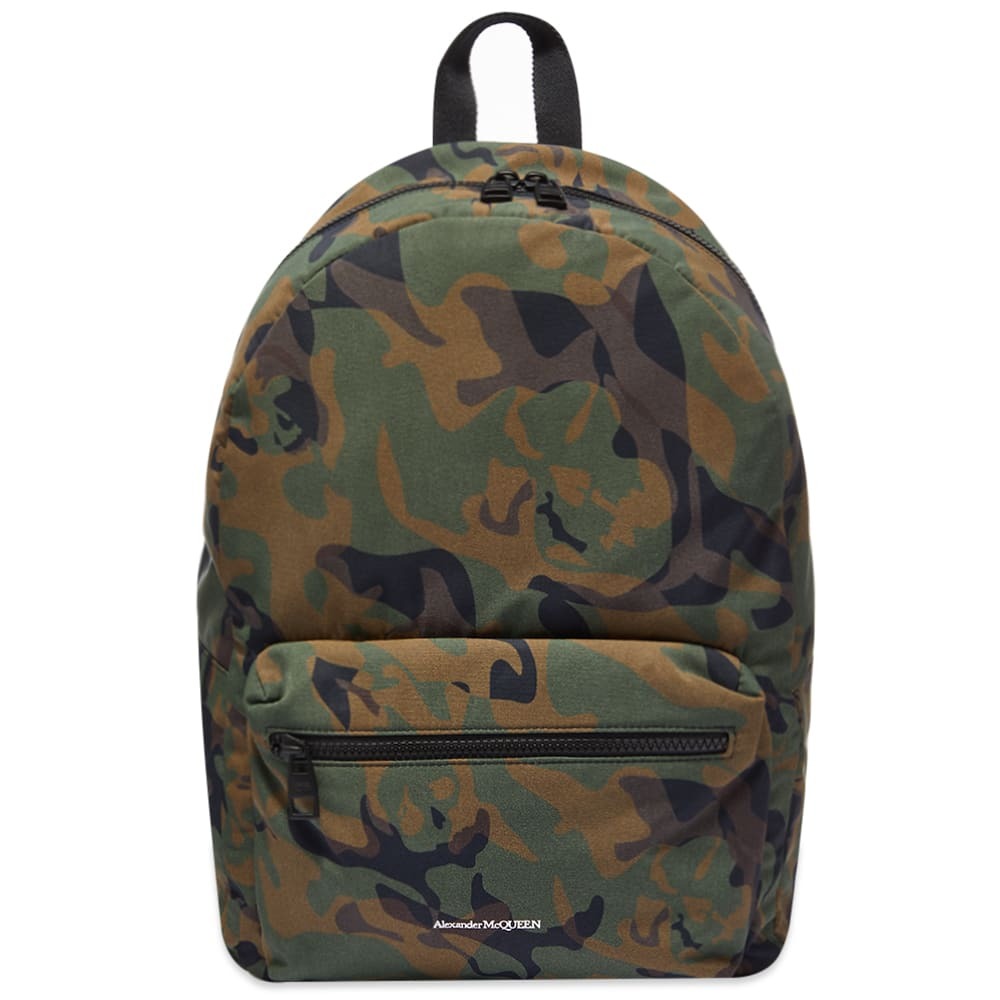 Alexander McQueen Men's Skull Camo Backpack in Military/Black/Blk ...