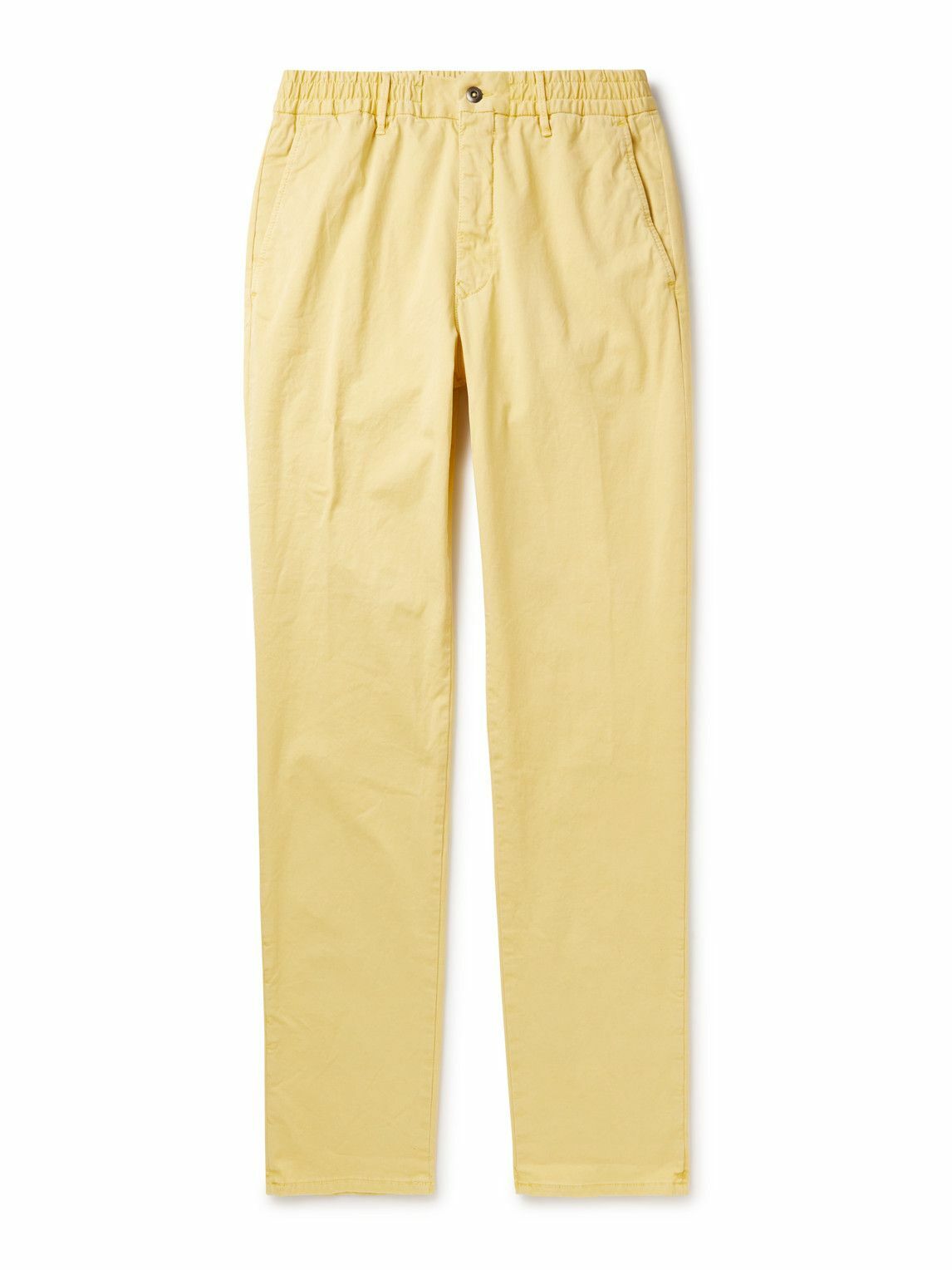 Incotex - Slim-Fit Straight-Leg Cotton-Blend Gabardine Trousers ...