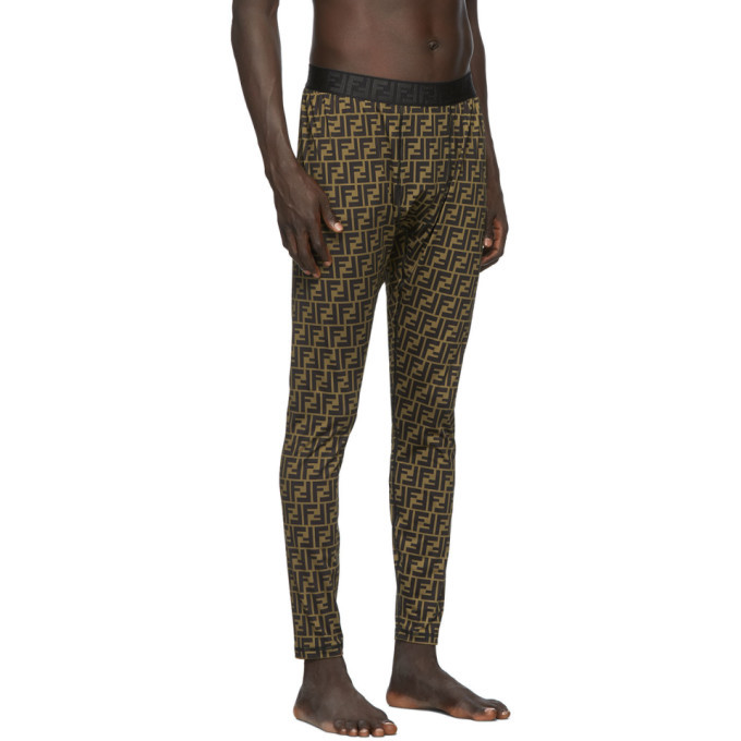 Fendi Black and Brown Forever Fendi Tights Fendi