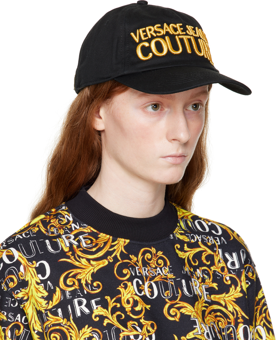 Versace Jeans Couture White Logo Couture Cap Versace