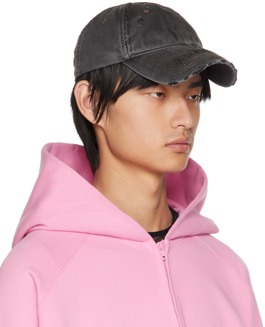 Balenciaga Gray Denim Cap Balenciaga