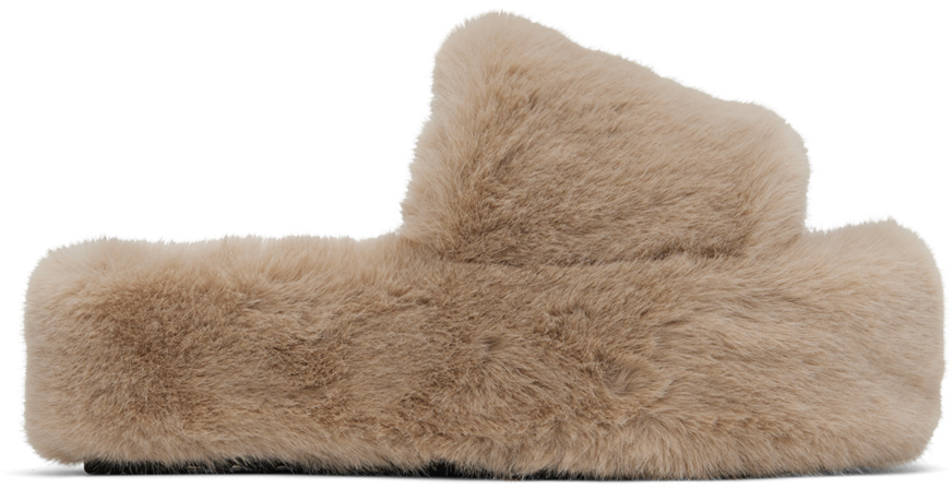 Stand Studio Taupe Phoebe Sandals Stand Studio