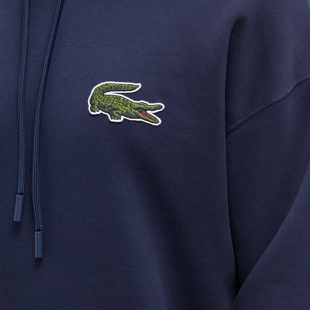 Lacoste Men's Robert Georges Core Hoody in Navy Lacoste