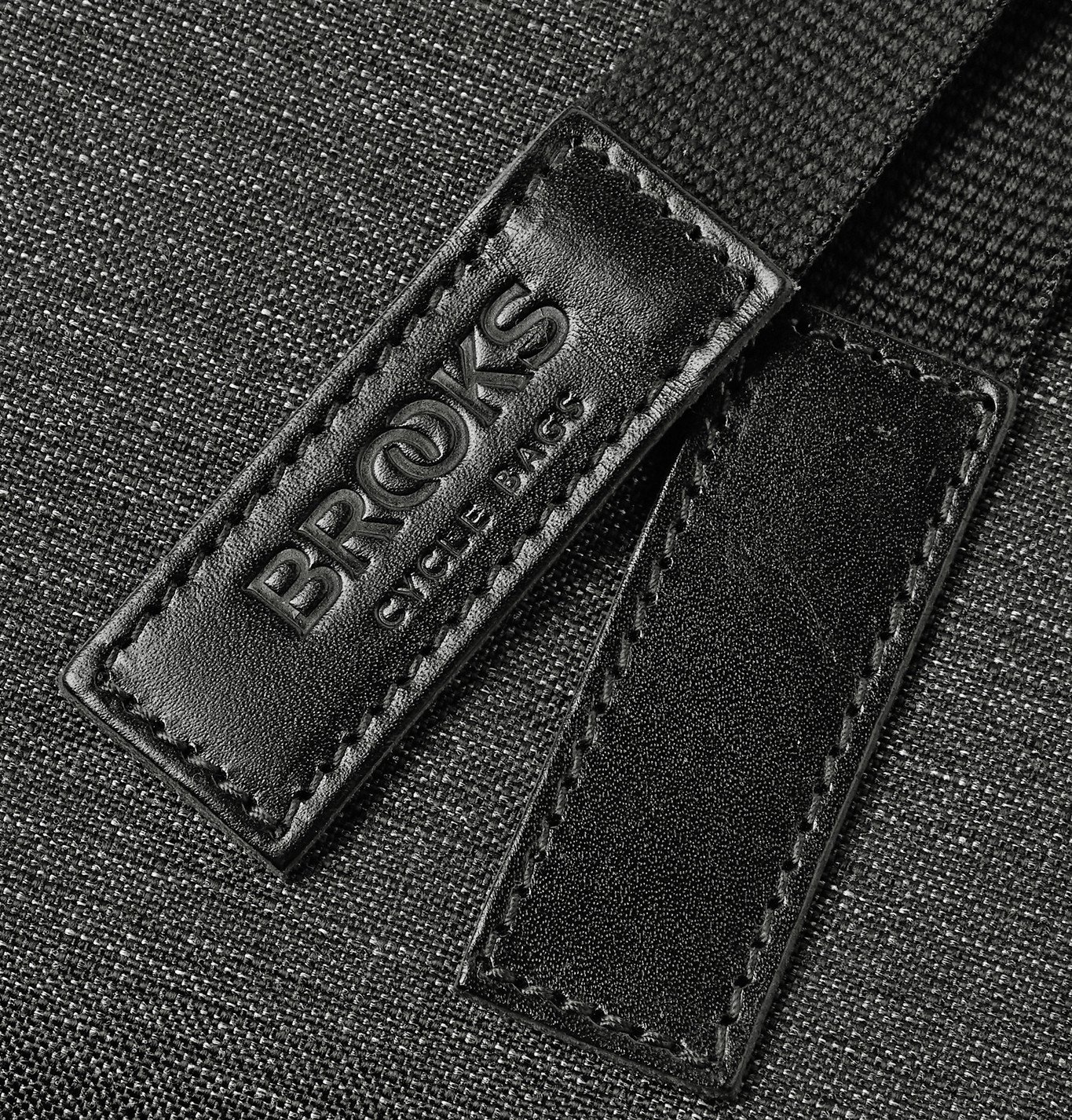 Brooks England - Pickwick Large Leather-Trimmed Mélange Tex Nylon ...