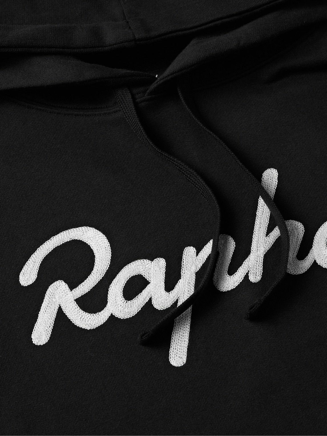 Rapha - Logo-Embroidered Cotton-Jersey Hoodie - Black Rapha